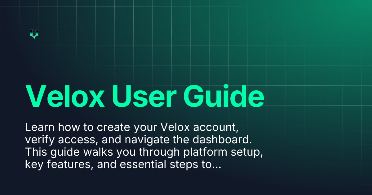 Velox User Guide | Velox
